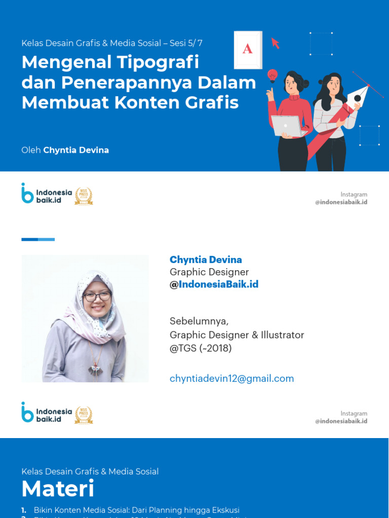 5-7 - Grafismedsos - Chyntia Devina-Tipografi&aplikasinya | PDF