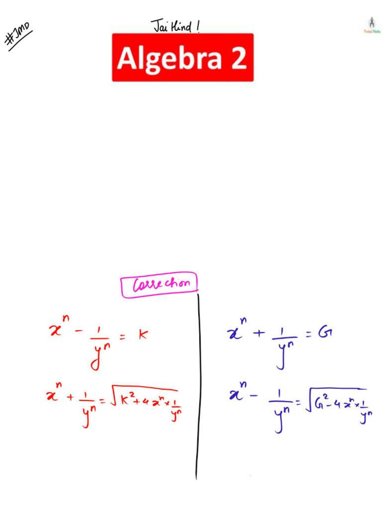 Algebra Class 2 Qa | PDF