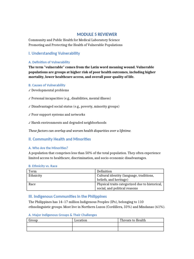 Module 5 Reviewer Formatted | PDF | Mental Disorder | Psychotherapy