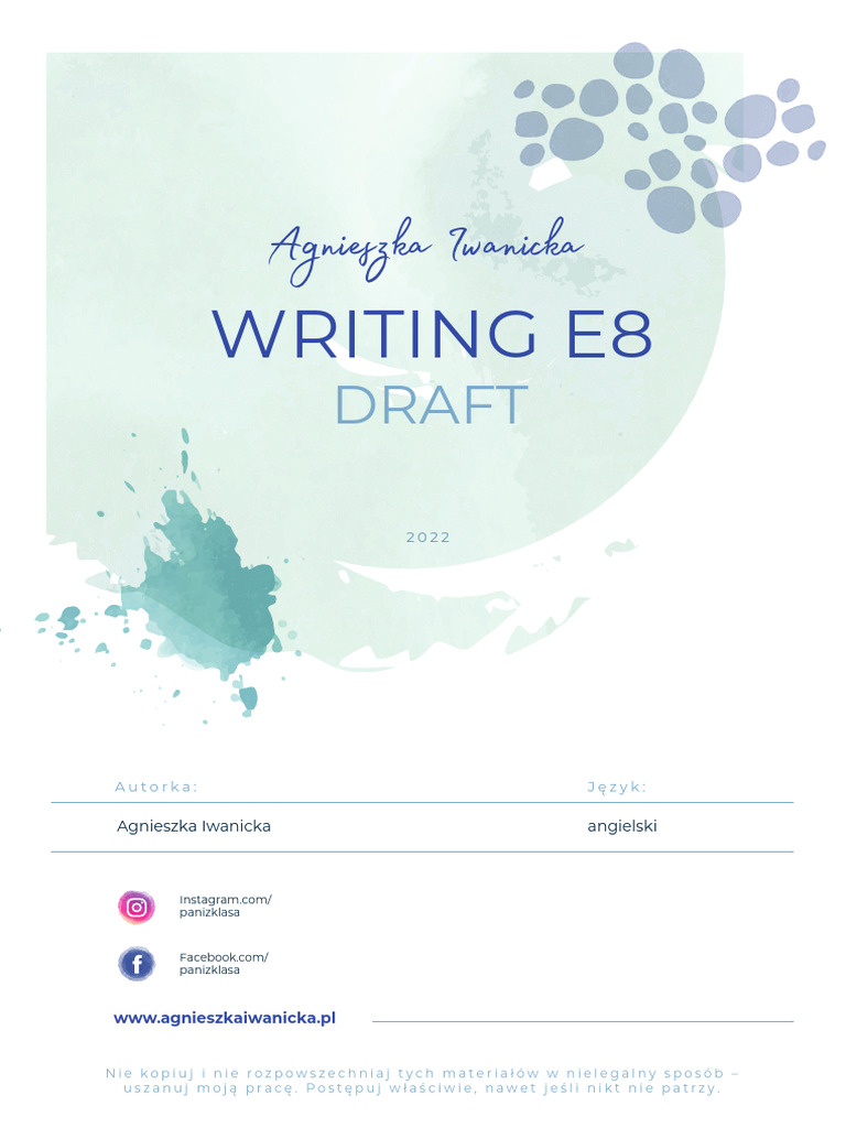 Writing E8 - Draft | PDF | Linguistic Typology | Linguistic Morphology