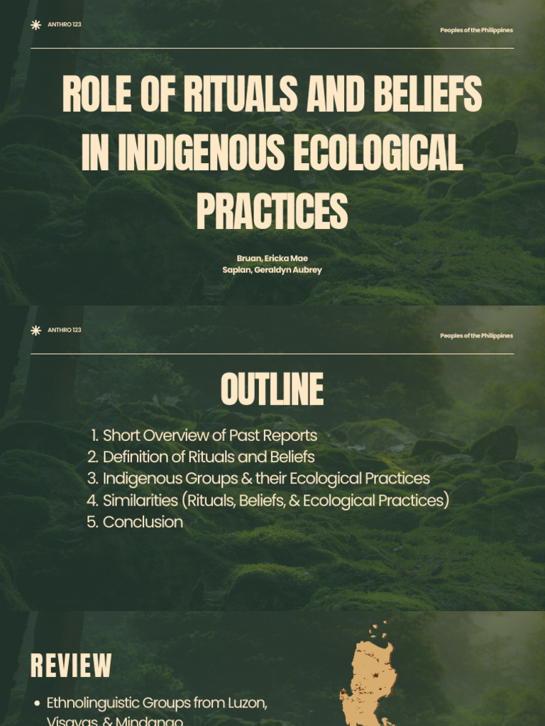 (PPT) Roles of Rituals and Beliefs in Indigenous Ecological Practices | PDF