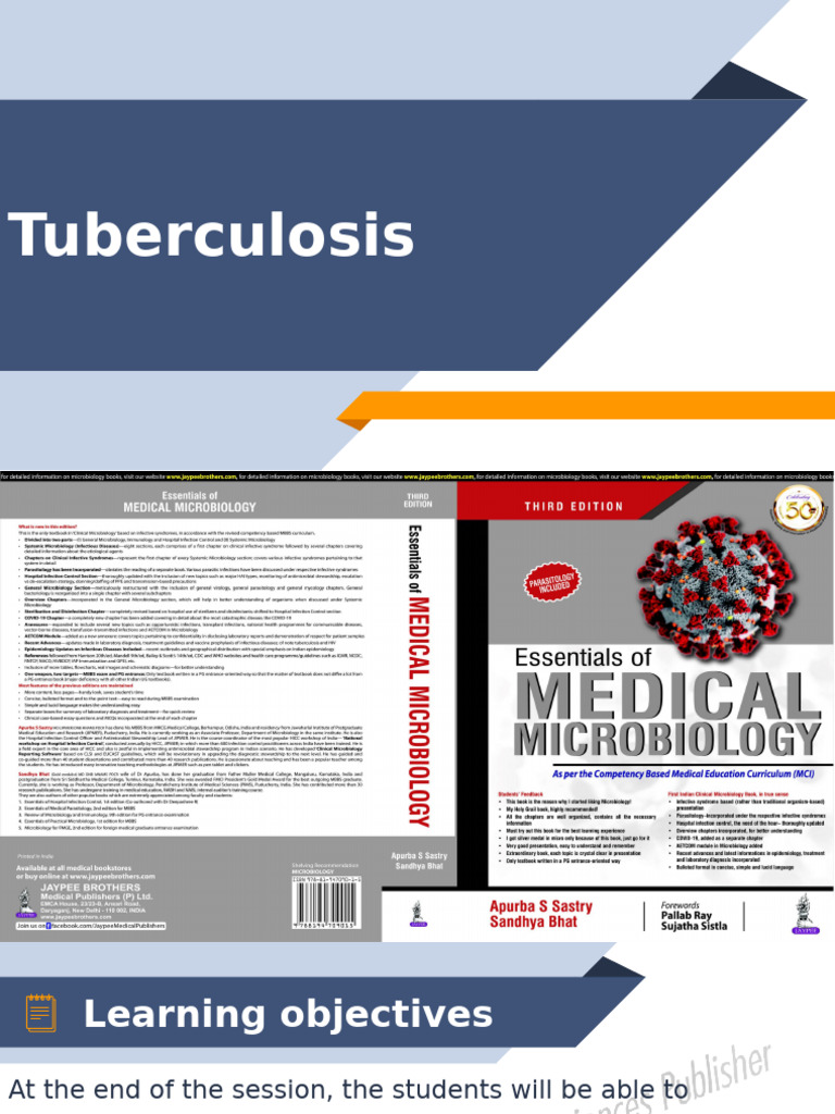 Chapter 63 - TB and NTM | PDF | Tuberculosis | Mycobacterium Tuberculosis