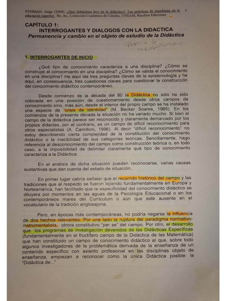 Didactica Steiman | PDF