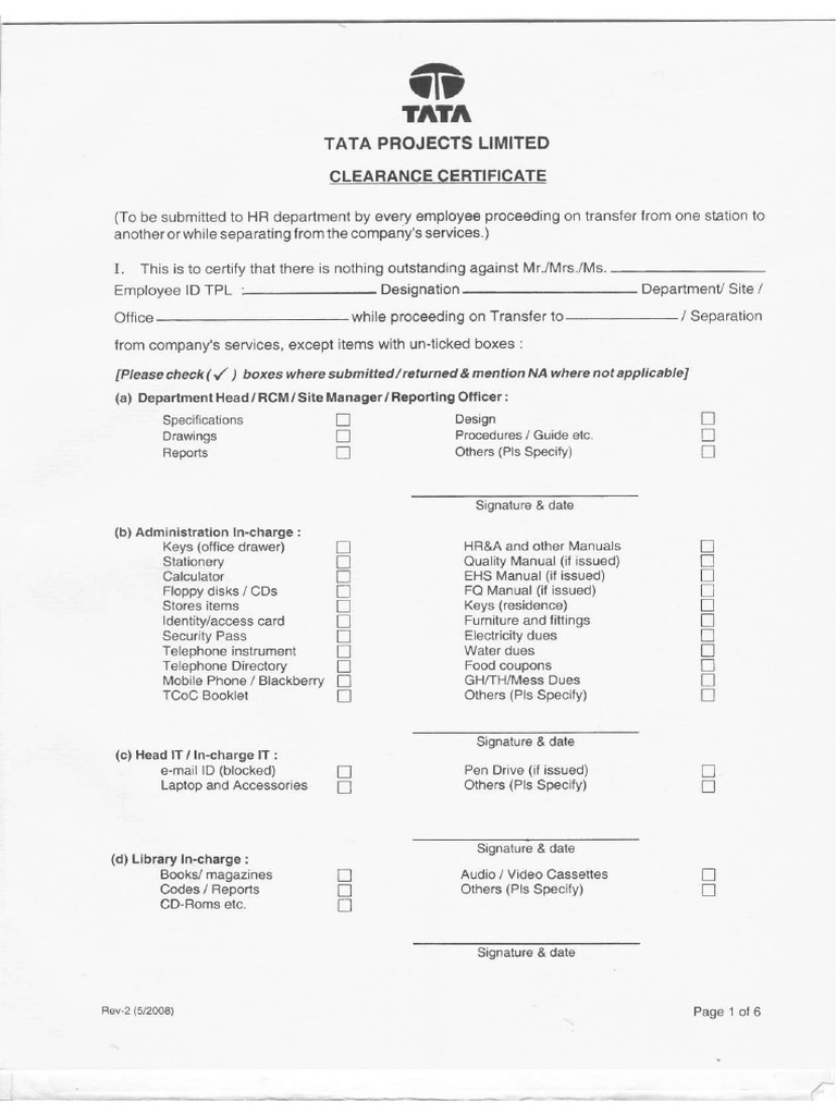 No Dues - TPL | PDF