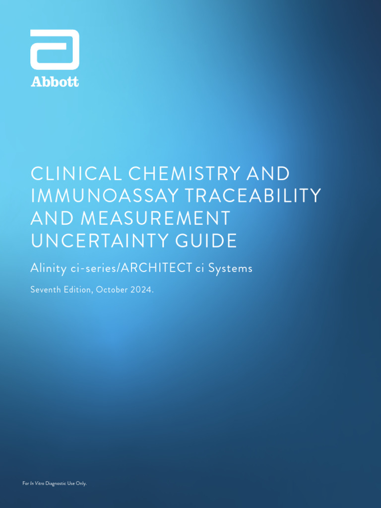 Alinity I Series Calibration Guide | PDF | Uncertainty | Confidence ...