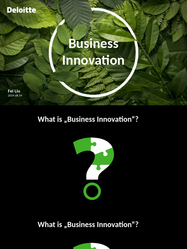 Innovation Master Class | PDF | Sustainability | Supply Chain