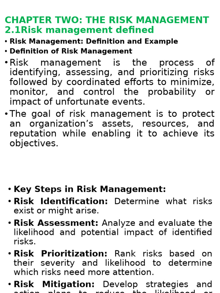 Risk MGT CHPT 2 | PDF | Risk | Risk Management