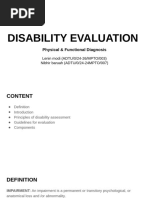 Locomotor Disability Evaluation | PDF | Finger | Vertebral Column