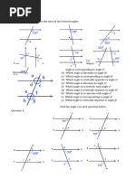 Angles in Parallel Lines pdf1 | PDF | Angle | Elementary Geometry