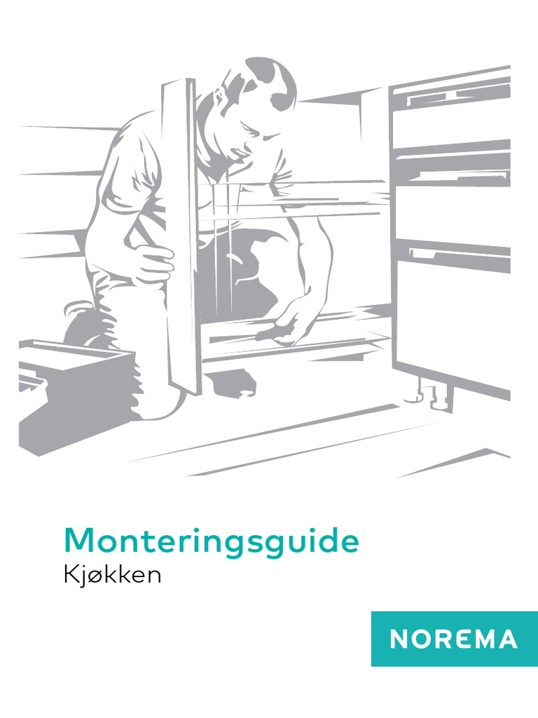 Monteringsveiledning 2025 Kjokken Norema | PDF