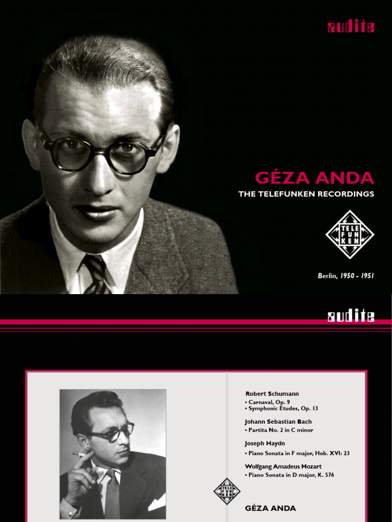 Geza Anda - The Telefunken Recordings | PDF | Classical Music