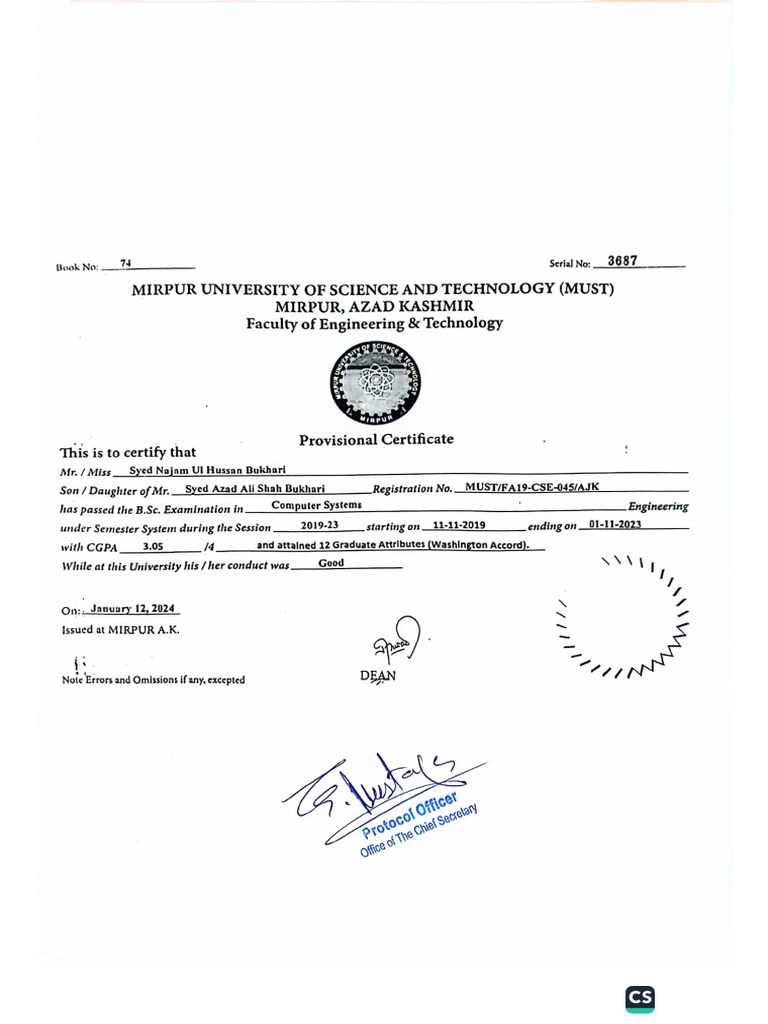 My Attested Degrees | PDF