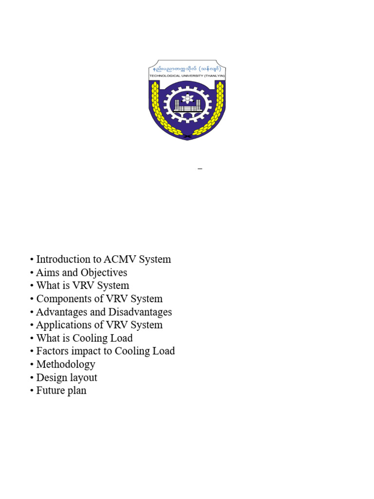 VRV System Design and Cooling Load Calculation for Convocation Hall (1 ...