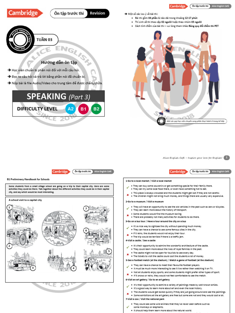 Speaking Exam Preparation Guide | PDF