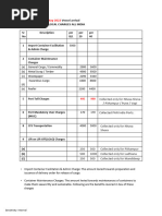 Local Charges for Shipping in India | PDF | Cargo | Fee