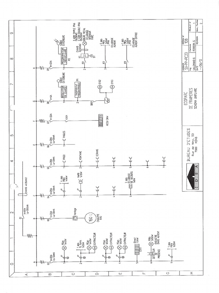Rappel Lecture Schémas Électriques Industriels | PDF