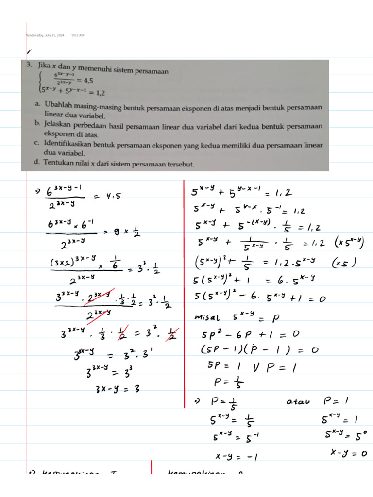 pembahasan SOAL EKSPONEN | PDF