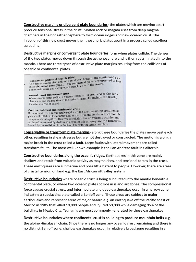 Earthquakes Notes | PDF