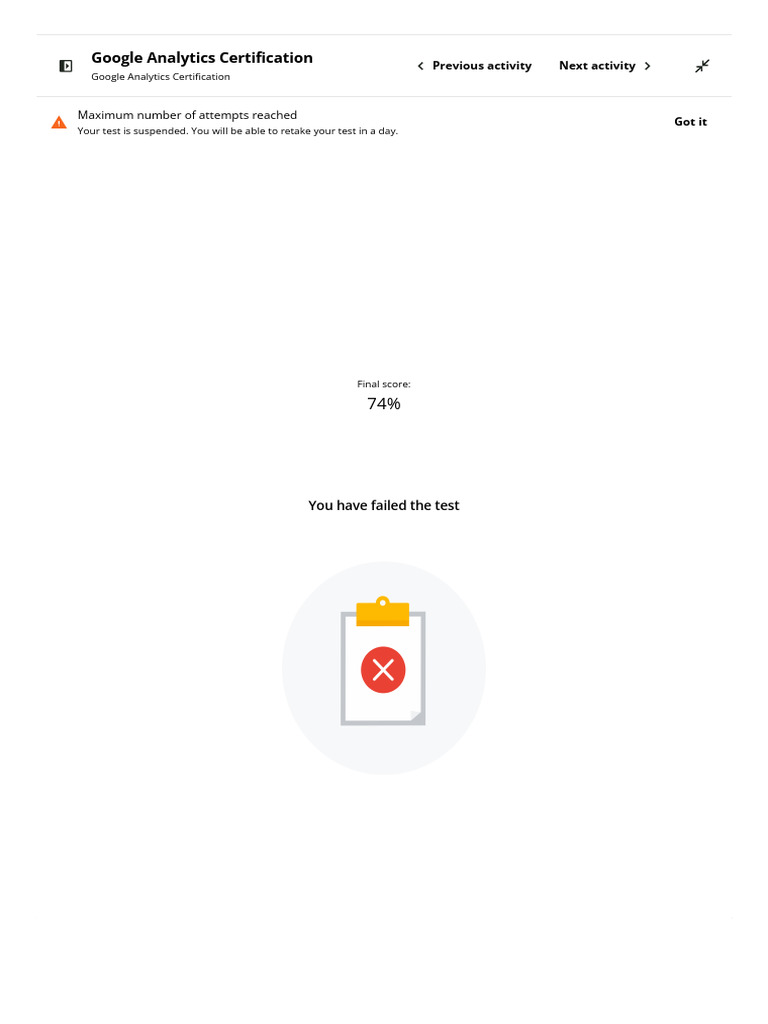 Google Analytics Certification | PDF