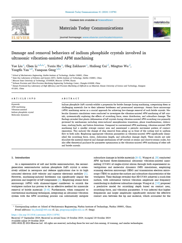 2024-Damage and Removal Behaviors of Indium Phosphide Crystals Involved ...