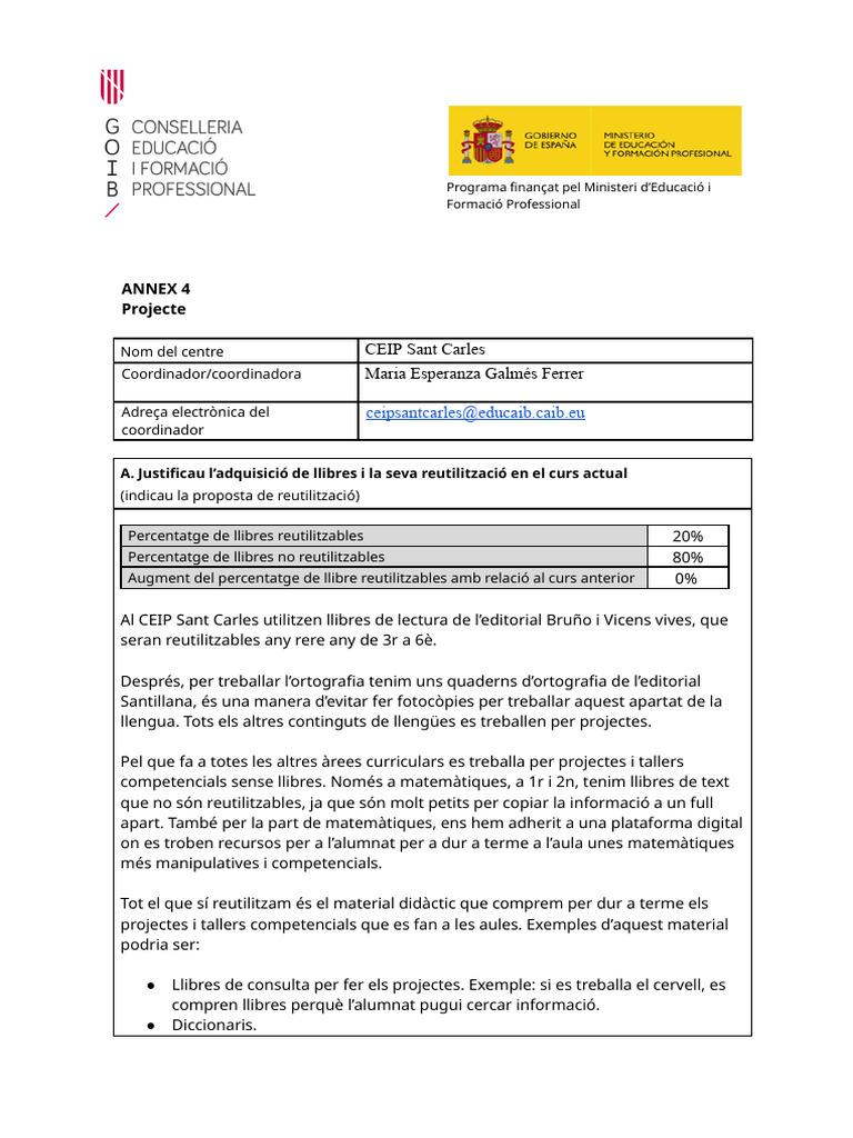 Annex 4 - Projecte - CAT | PDF