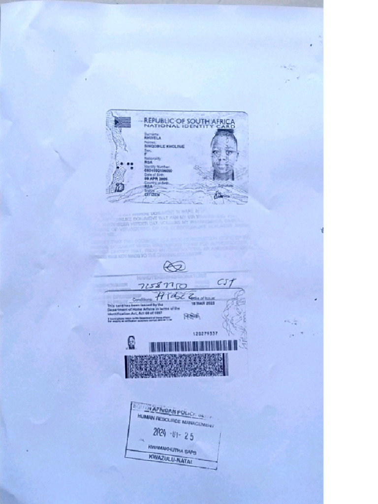 South African ID | PDF
