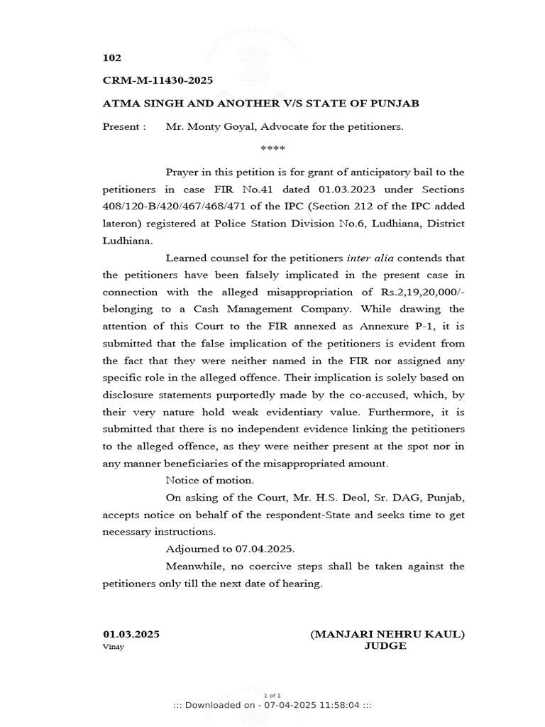 CRM-M_11430_2025_01_03_2025_INTERIM_ORDER (1) | PDF