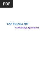 Scheduling Agreement SAP MM 1672851457 | PDF | Information Technology ...