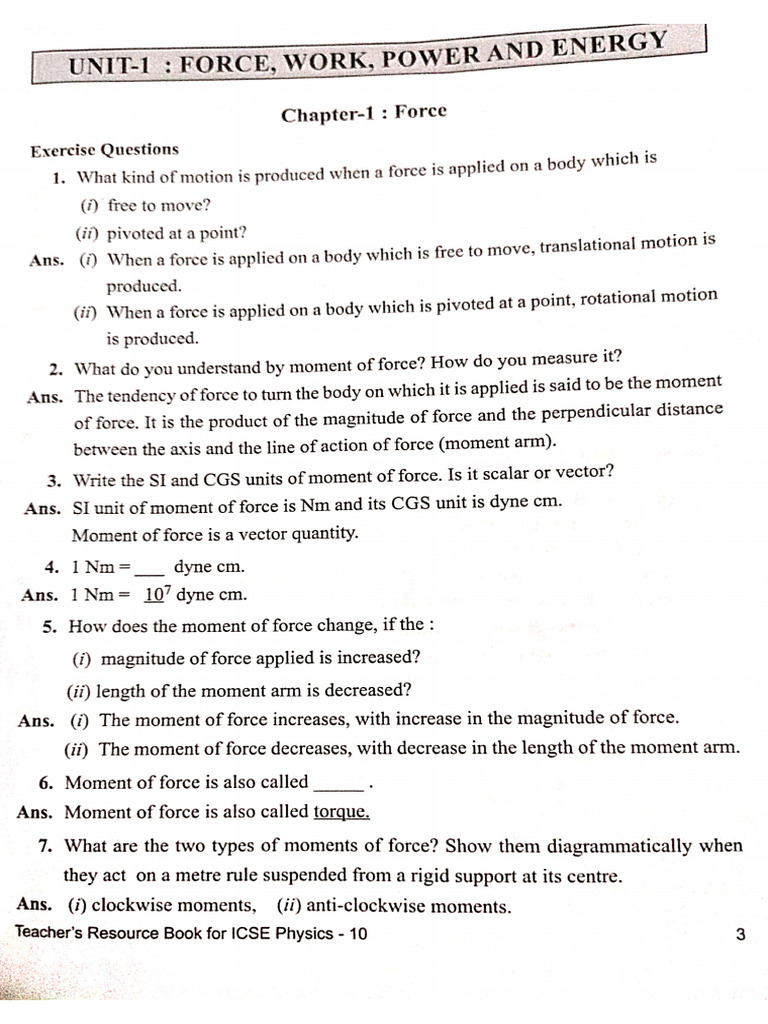 Physics- x ( Term-1) | PDF