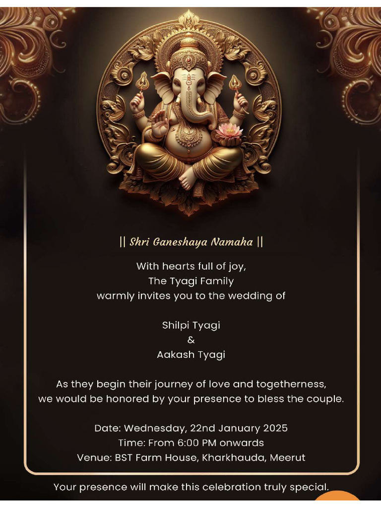 Weeding Invitation | PDF