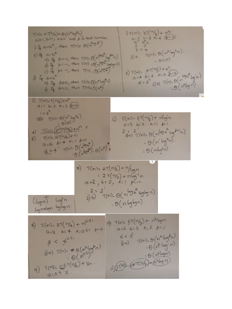 Master's Theorem | PDF