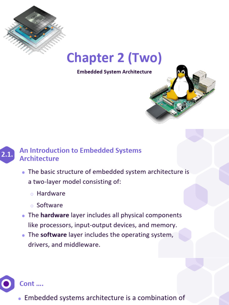Chapter 2 - Embedded System Architecture | PDF | Embedded System | Central Processing Unit