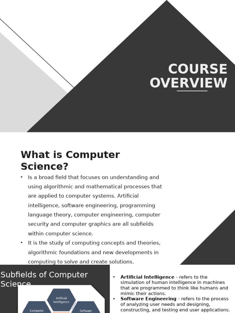 Module 1 - Intro (Lecture) | PDF | Computing | Computer Programming