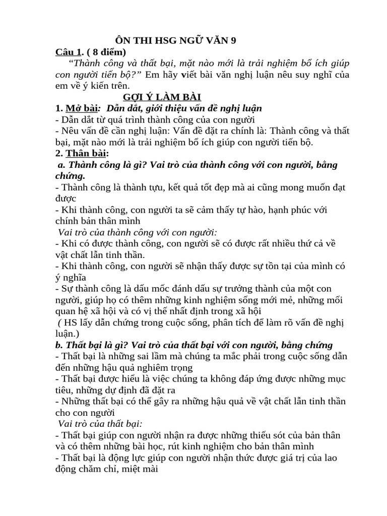ĐỀ 10 ÔN THI HSG VĂN 9 NH 24-25 | PDF
