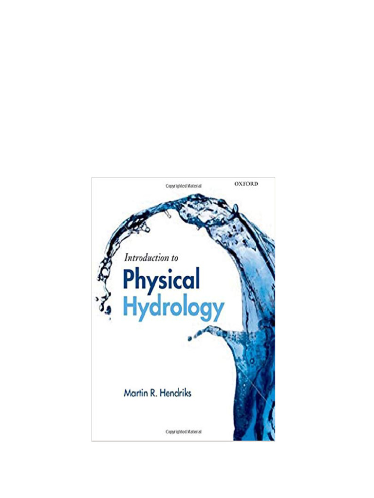 (Ebook PDF) Introduction To Physical Hydrology by Martin Hendriks ...