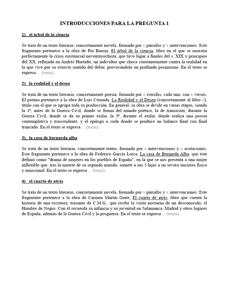 Introducciones Pregunta 1 | PDF