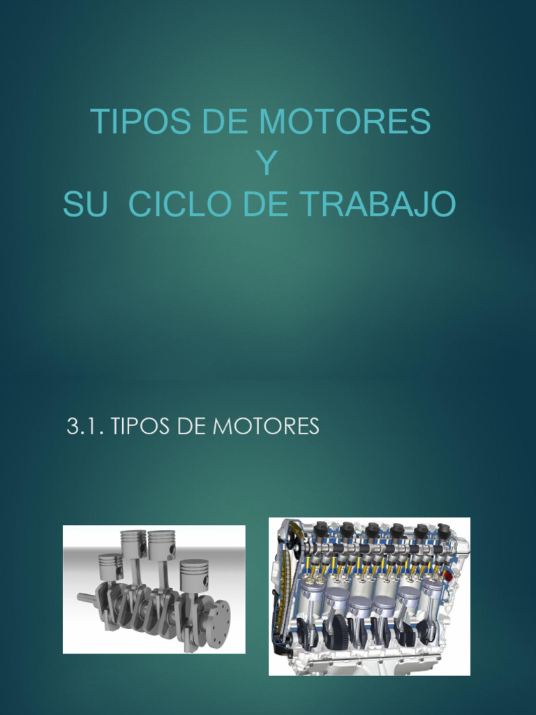 Ud1. Tipos de Motores | PDF | Inyección de combustible | Turbocompresor