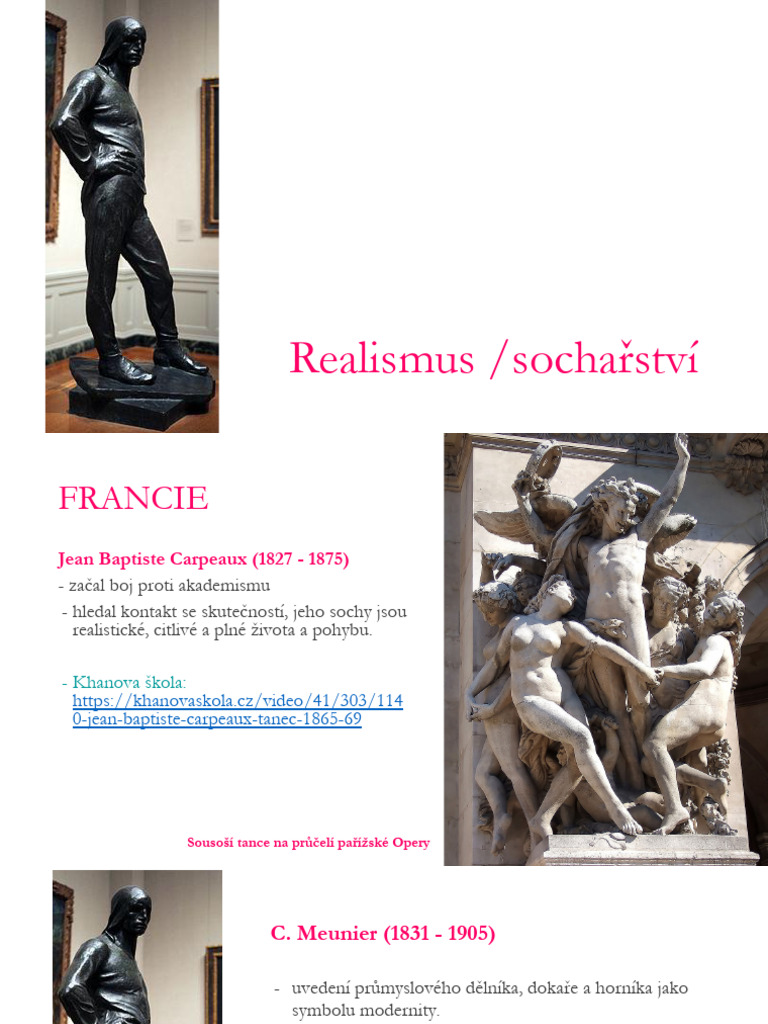 Realismus - Sochařství | PDF