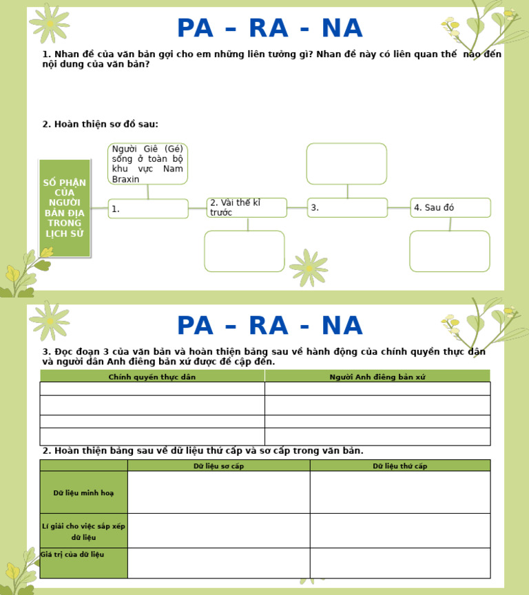 PHT - Bài 8. Parana | PDF