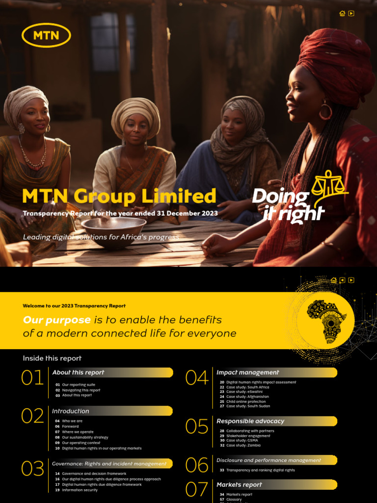 MTN FY 23 Transparency Report | PDF