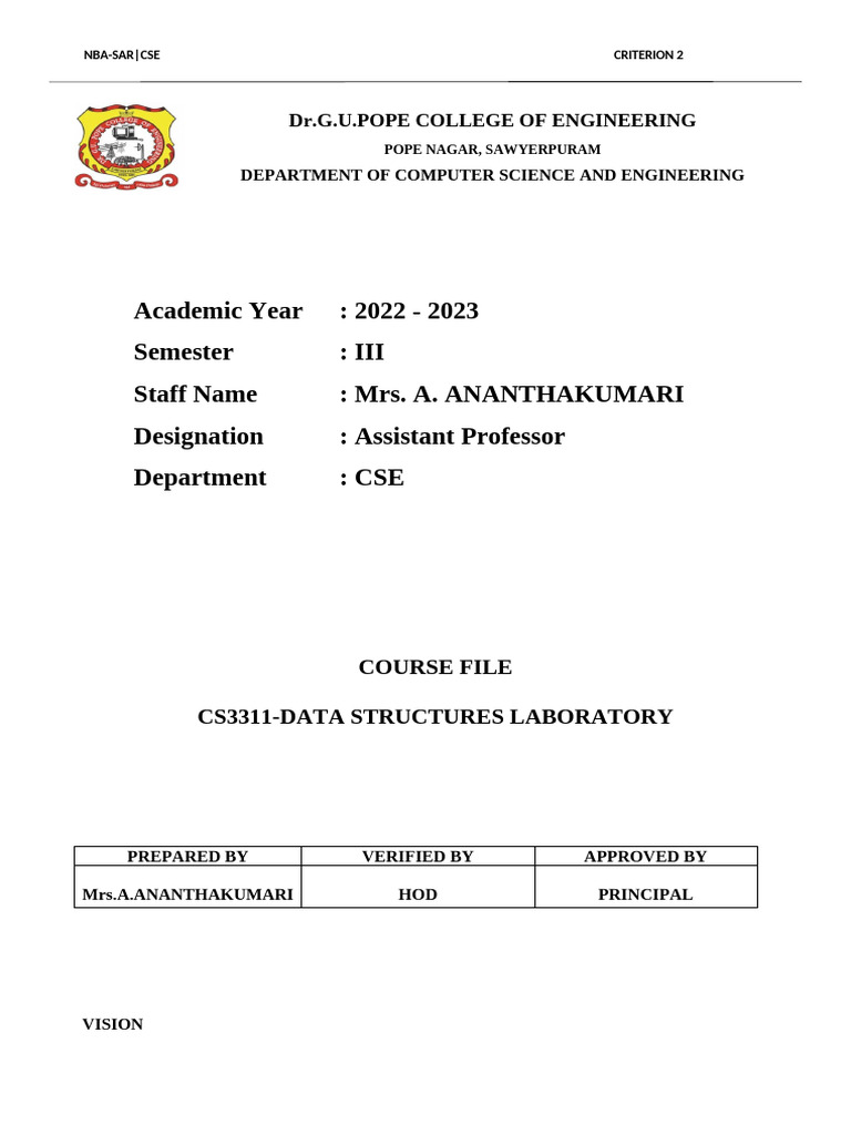 CS3311 DS Lab 21 Reg (2021-2025) | PDF | Engineering | Time Complexity