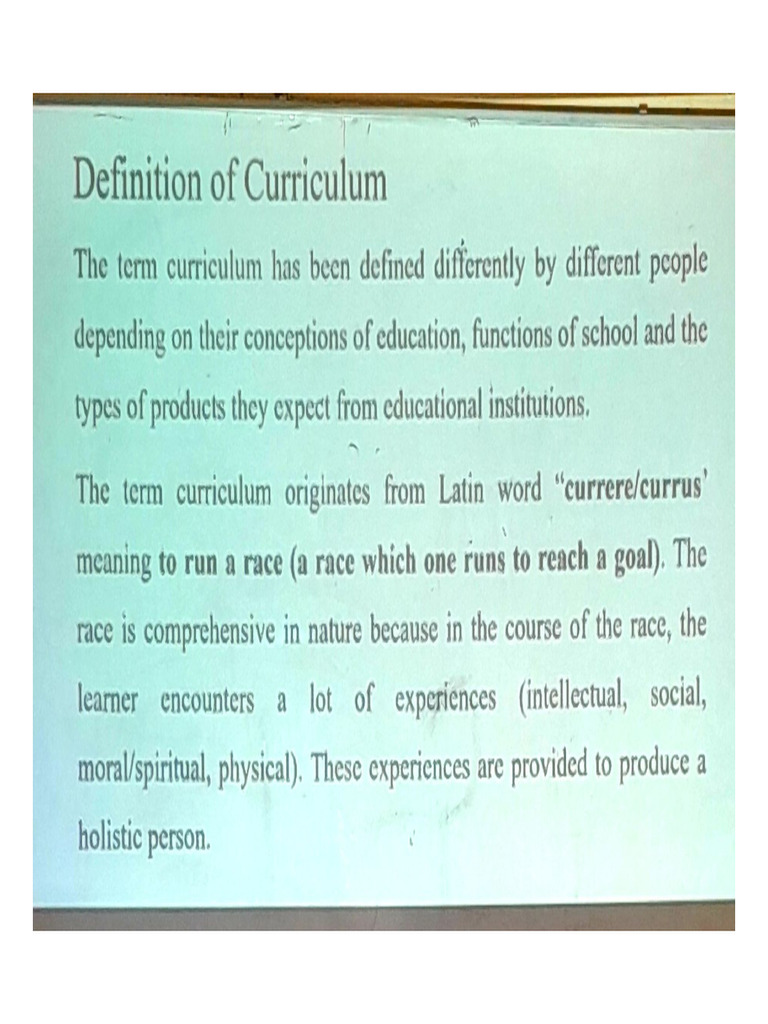 Curriculum Intro&Characteristics | PDF