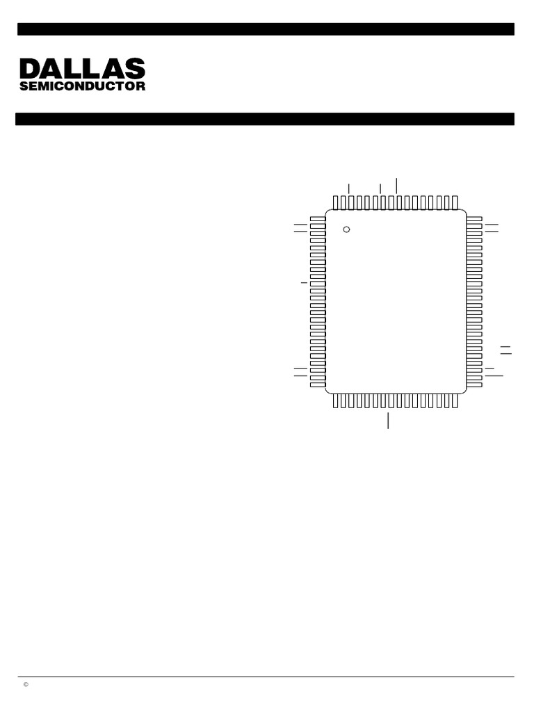 DS5002 51內核單片機 加密性能好 | PDF | Input/Output | Random Access Memory