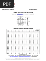 Metric DIN 7 Spec | PDF | Screw | Steel