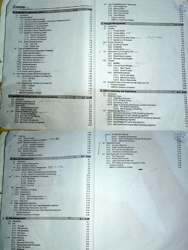Operating System Nirali Publication | PDF
