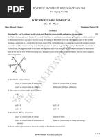 CURRENT ELECTRICITY - WORKSHEET-6 - KIRCHHOFF-S LAWS - Ic535180 | PDF