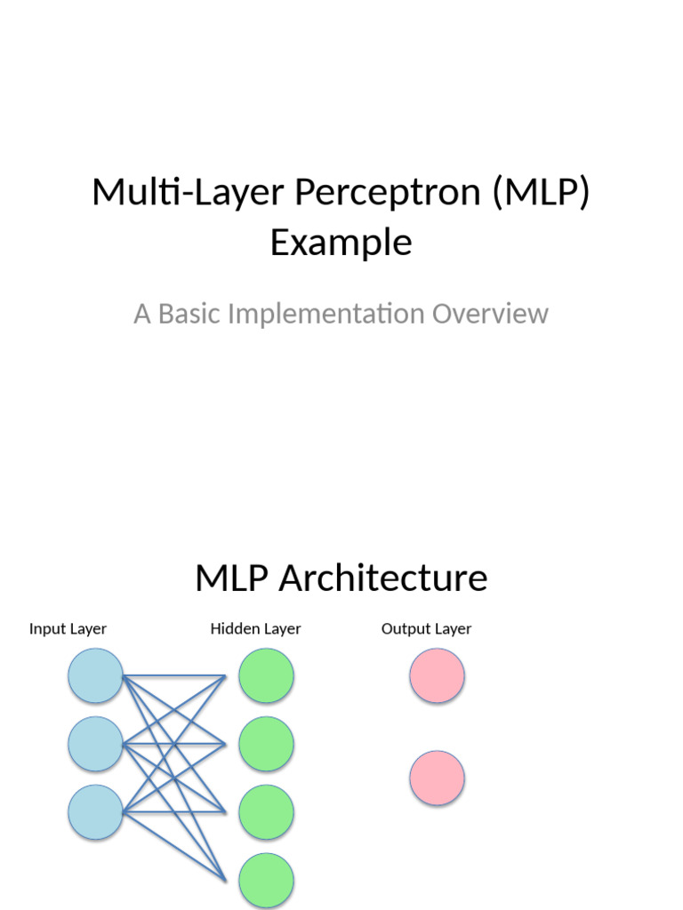 MLP Example | PDF