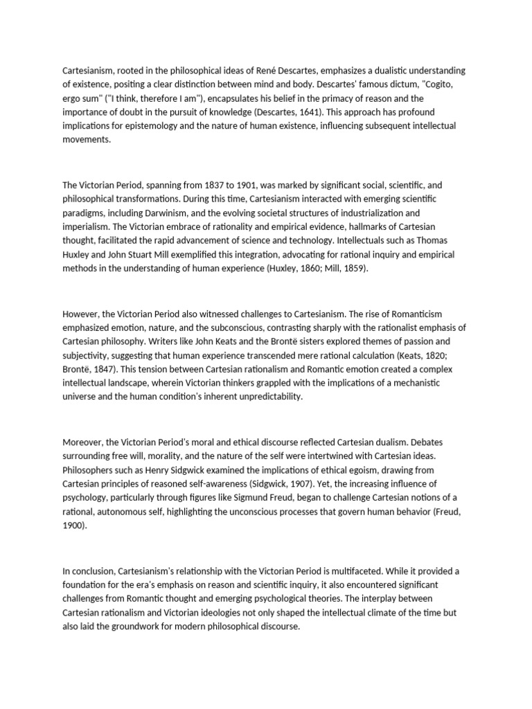 Origin of Cartesian | PDF | Rationalism | René Descartes