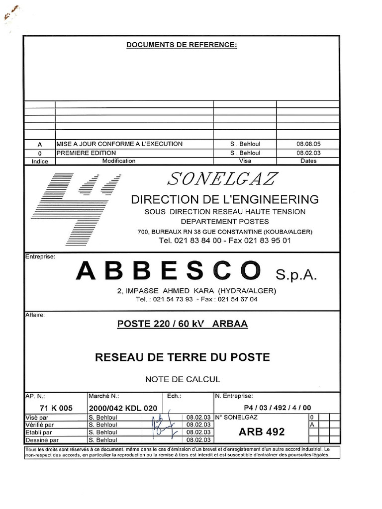 Réseau de Terre | PDF