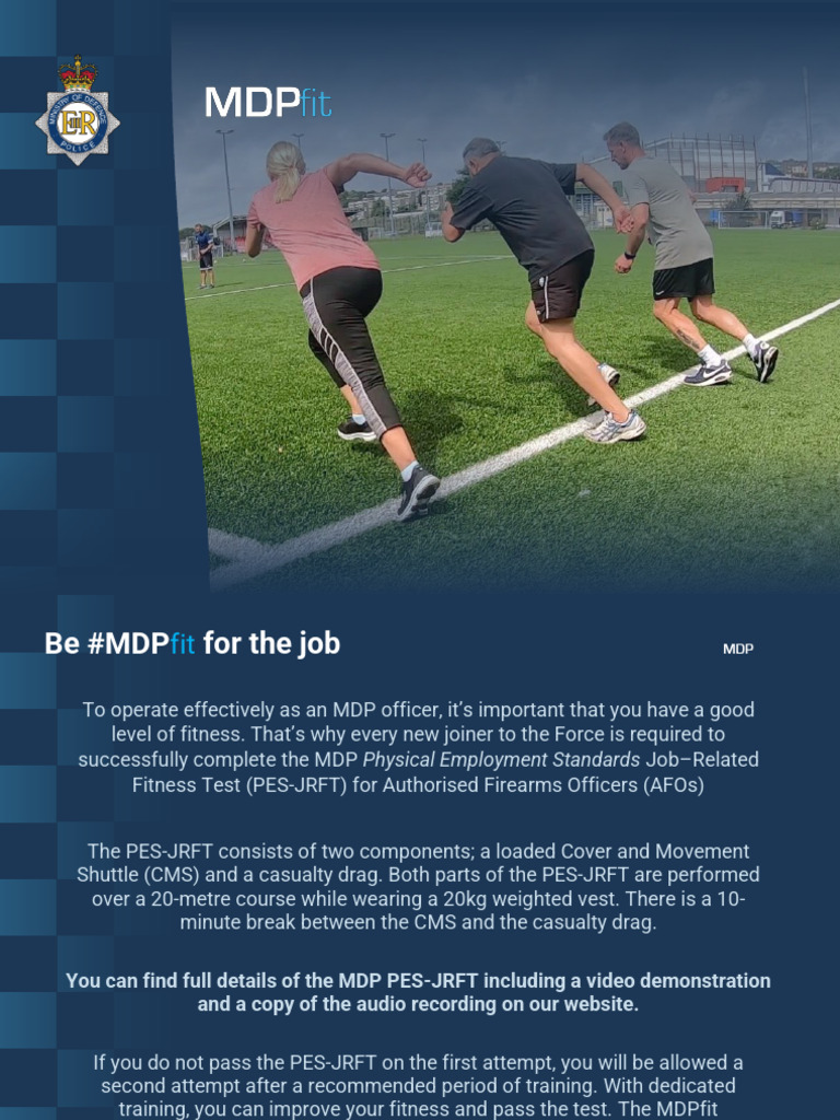 MDP Fitness Training for Police Officers | PDF | Physical Fitness ...